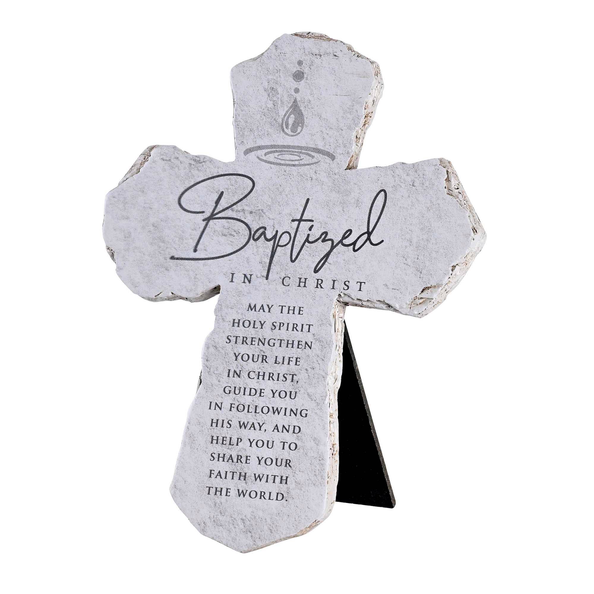 Tabletop Cross Baptized In Christ 7H – St. George