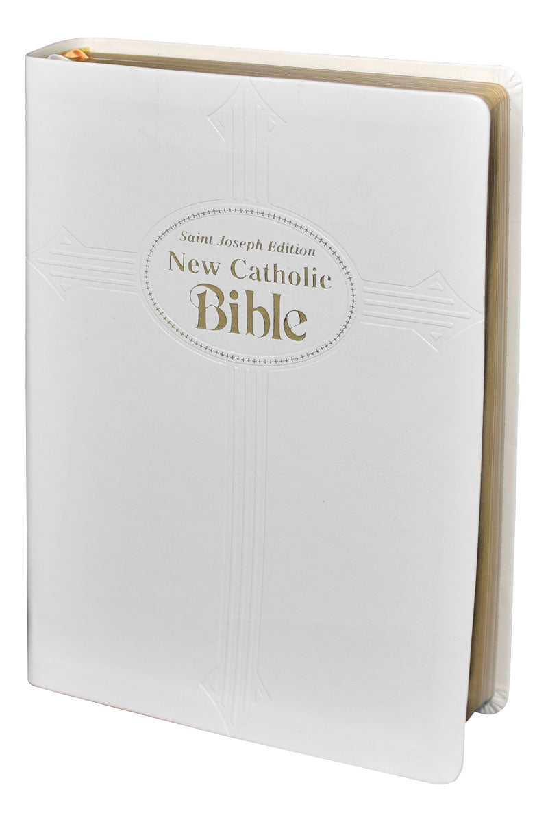 New Catholic Bible St. Joseph Edition (White) Large Print – St. George