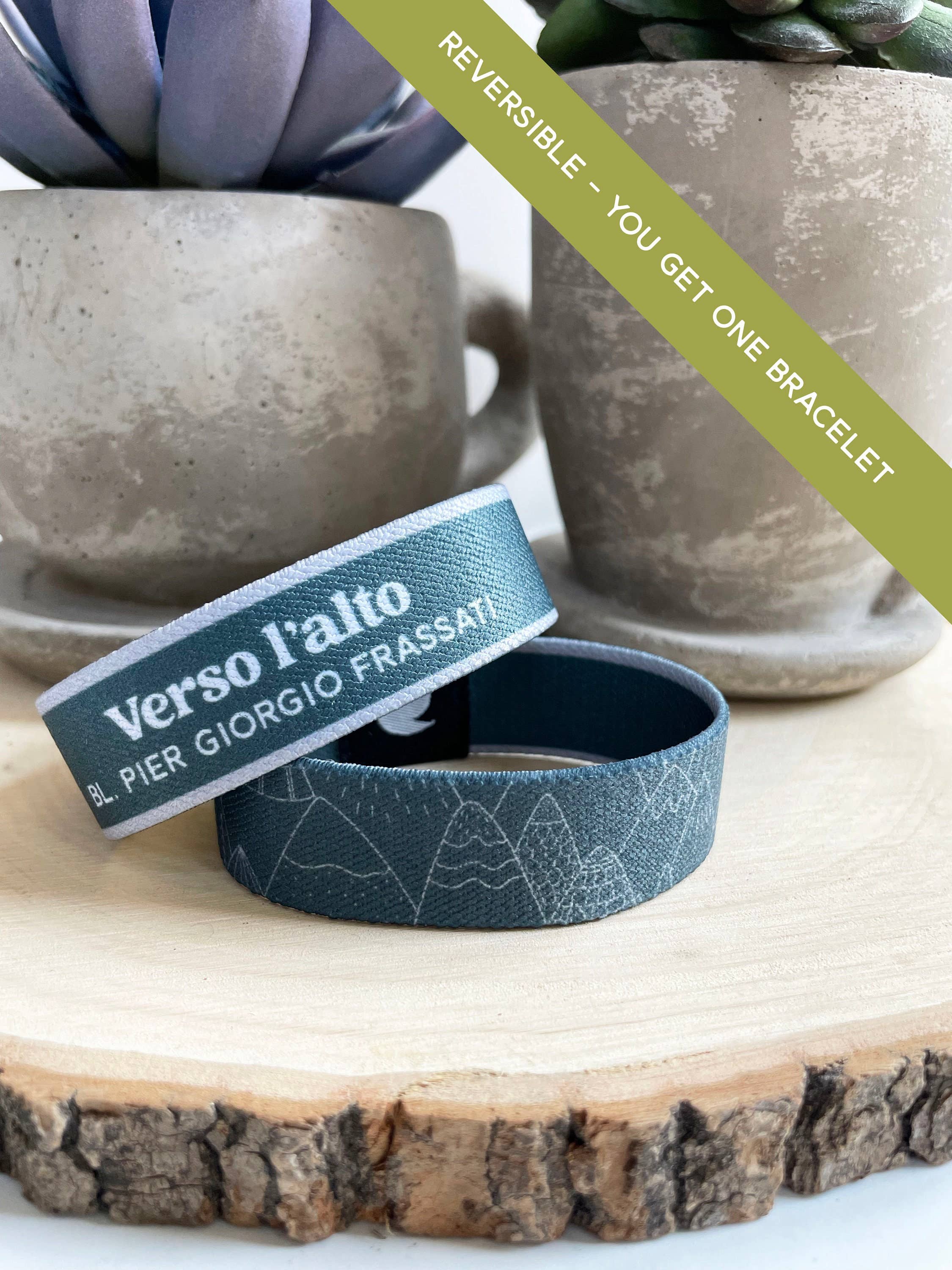 Bl. Pier Giorgio Frassati | Reversible Elastic Bracelet – St. George