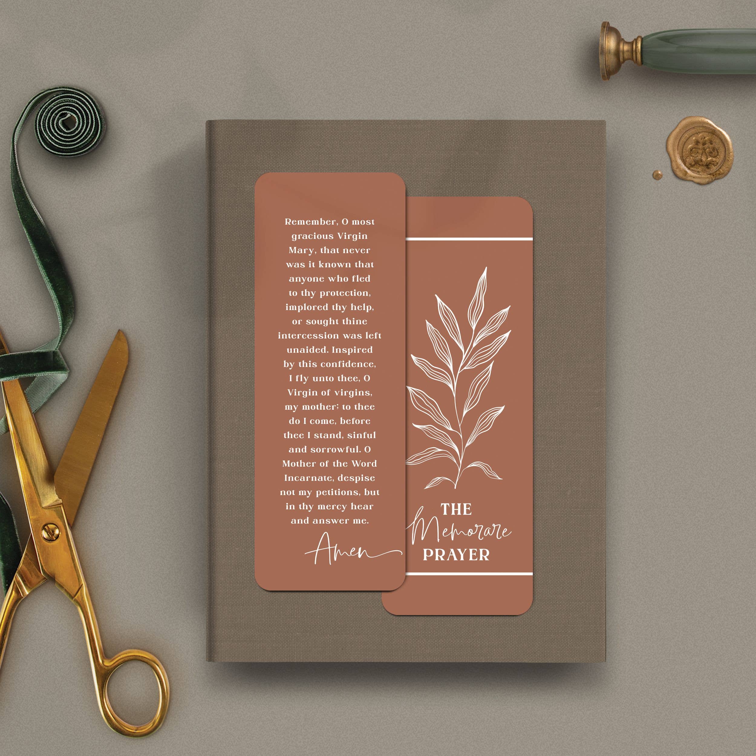 The Memorare Prayer Bookmark – St. George