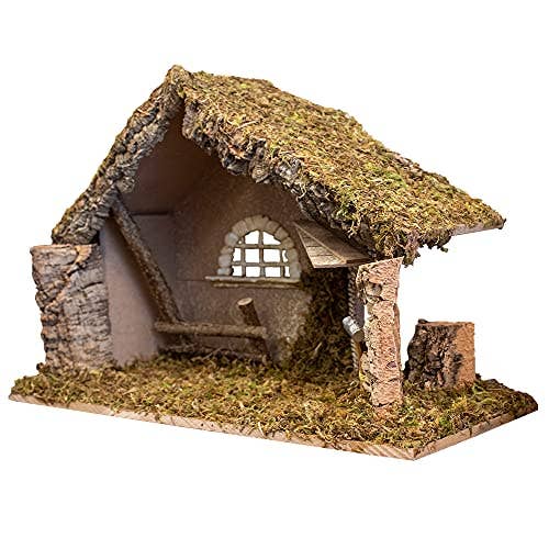 Nativity Creche Stable | 12" Tall and 19" Wide – St. George
