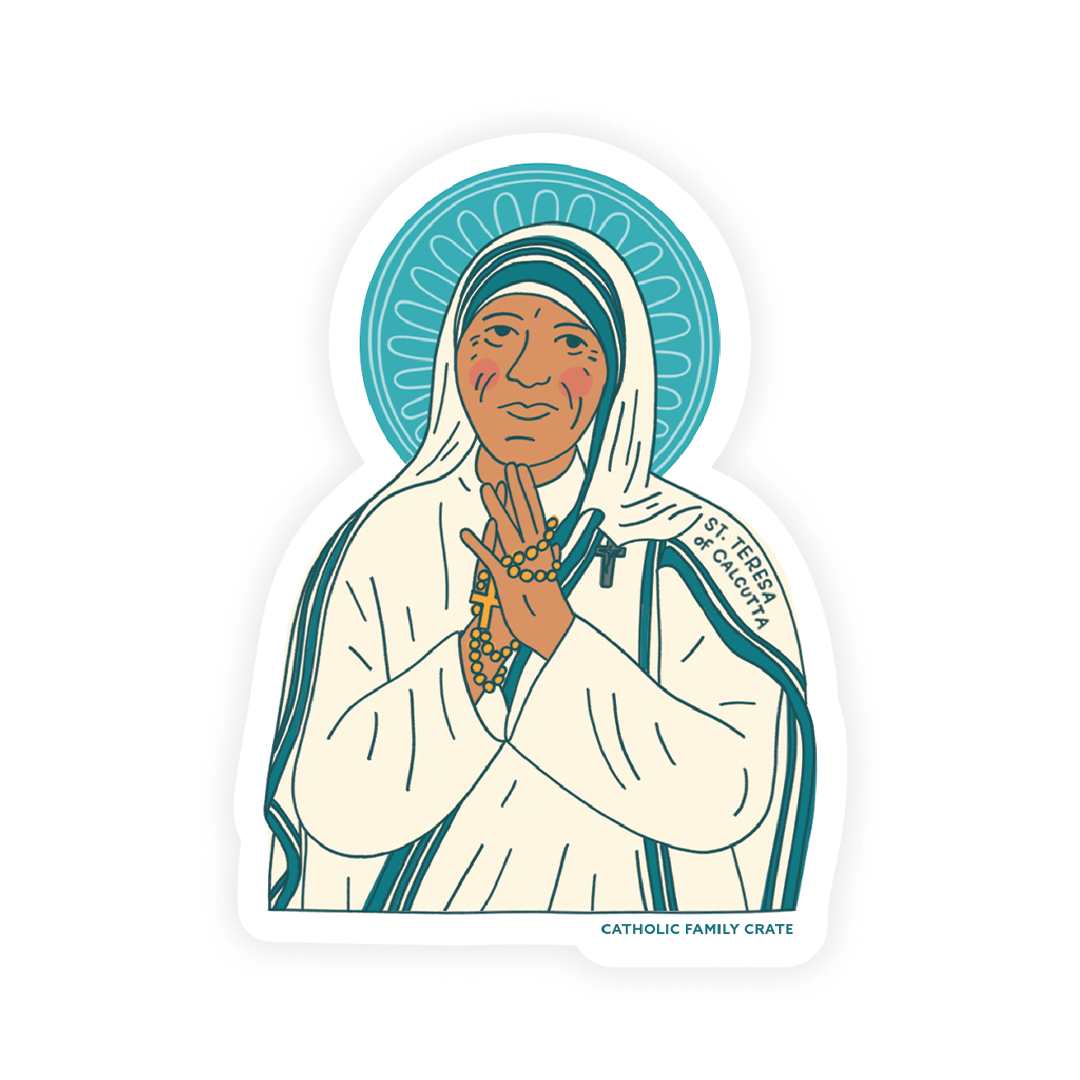 Saint Teresa of Calcutta Sticker – St. George