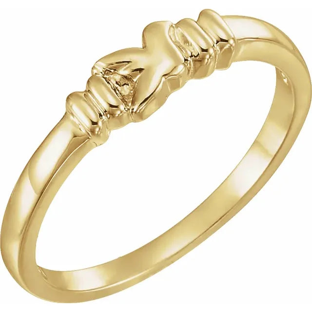 10K Yellow Holy Spirit Ring – St. George