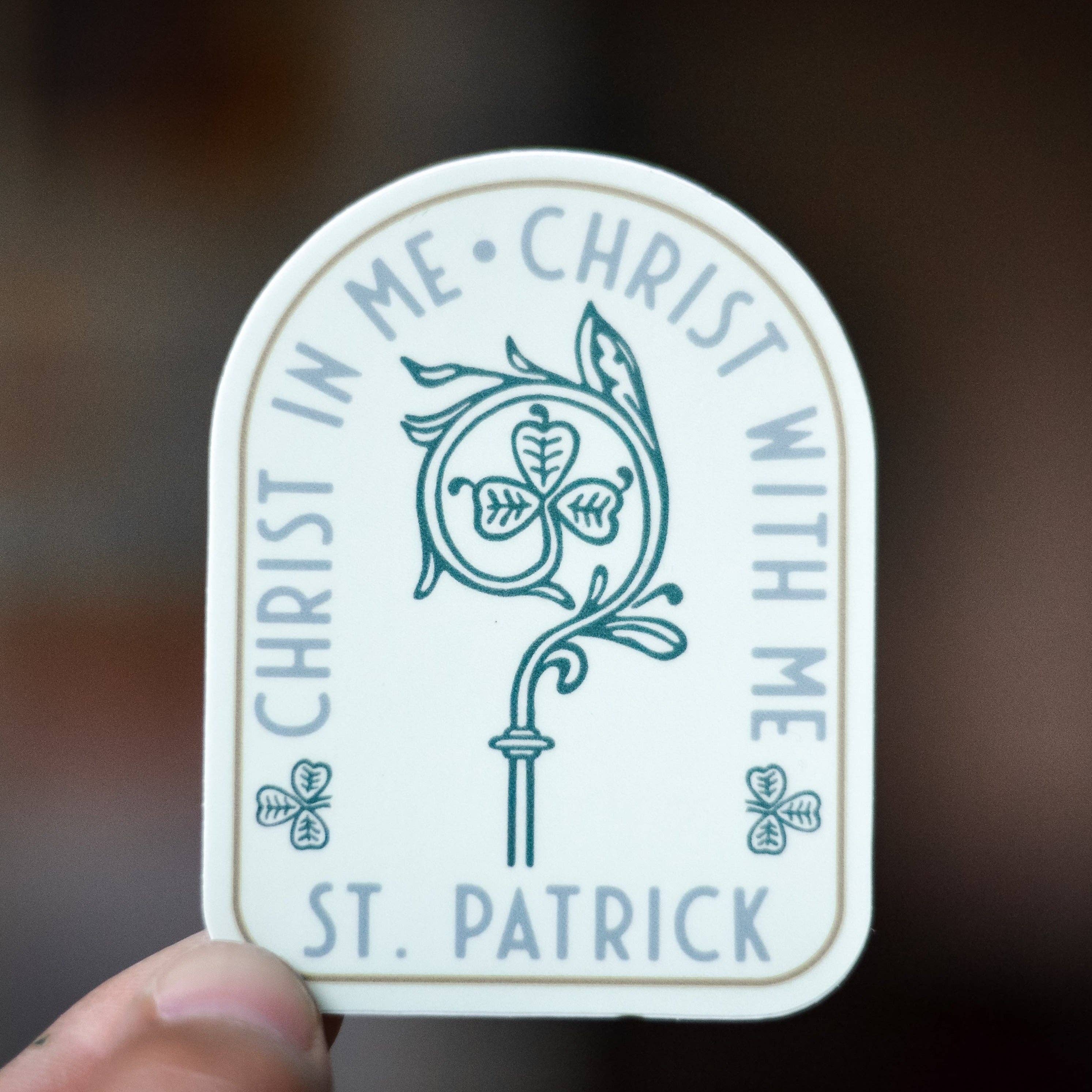 St. Patrick Staff Sticker – St. George